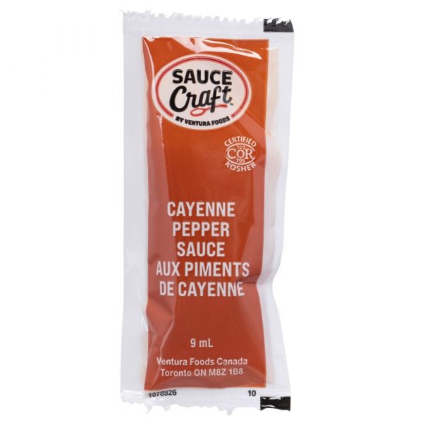Sauce Craft® Cayenne Pepper Sauce Single Serve Packet - Ventura Foods ...